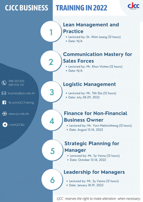 Business Training Courses - CJCC